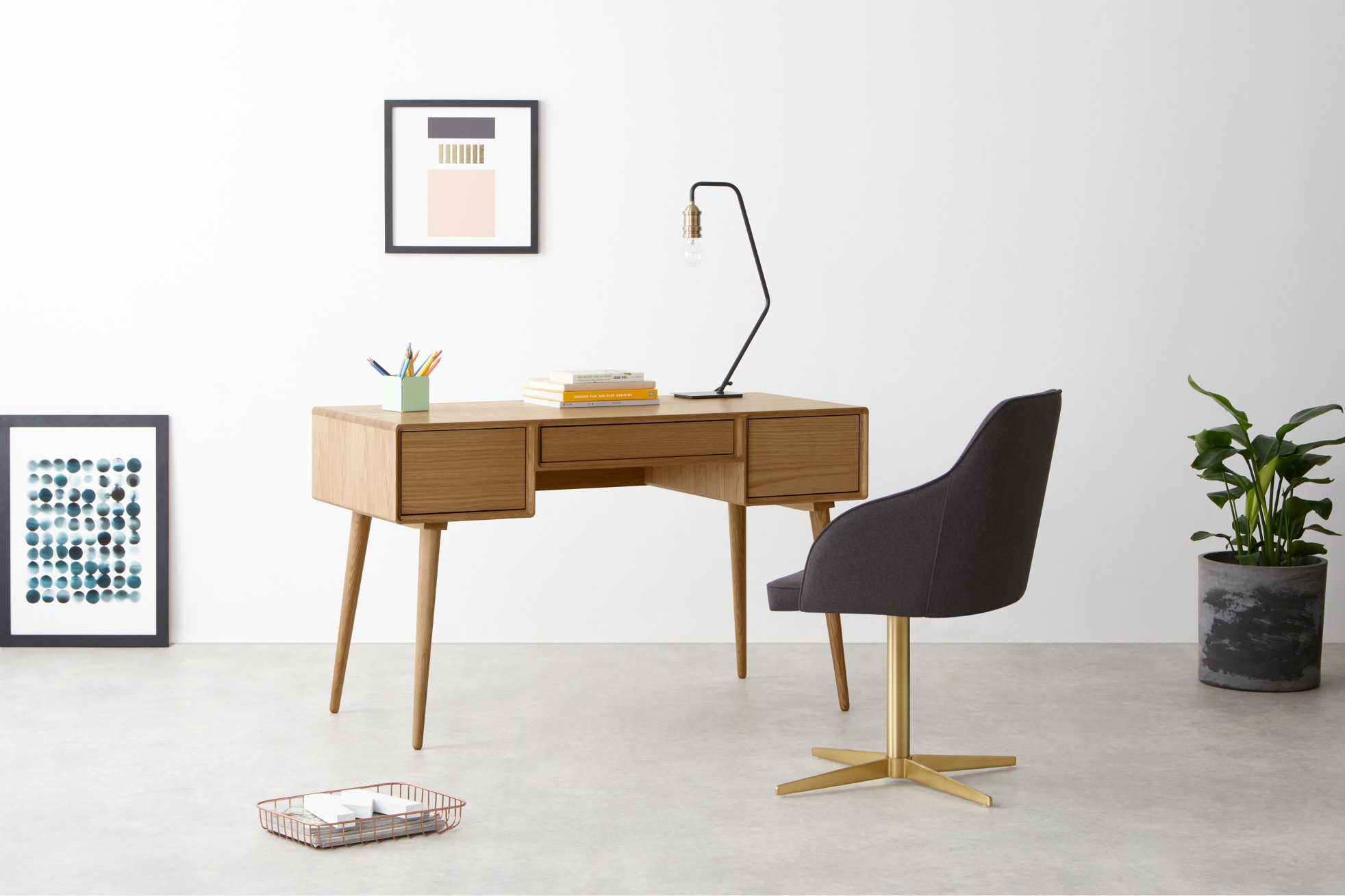 mooie-kleine-design-bureaus - Woon Sfeervol